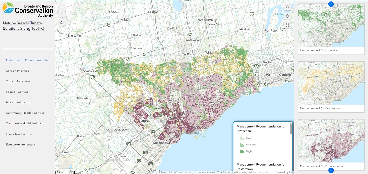 Nature-Based Climate Solutions Siting Tool - Toronto and Region ...